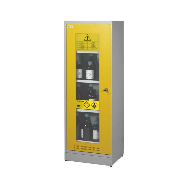 Chemical Storage Cabinet with Window | Apex Scientific